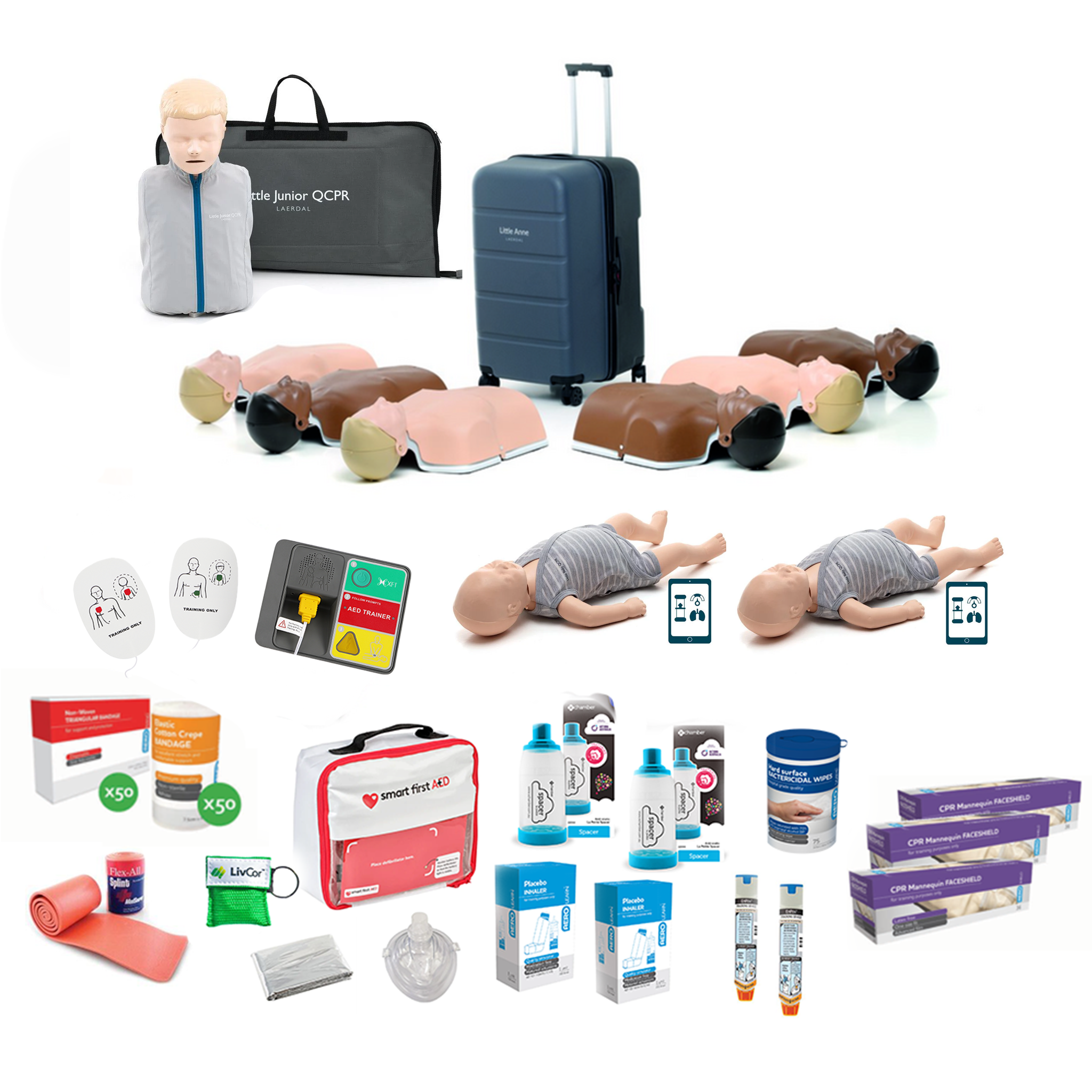 Buy Laerdal QCPR First Aid Trainer Combo Starter Kit | LivCor