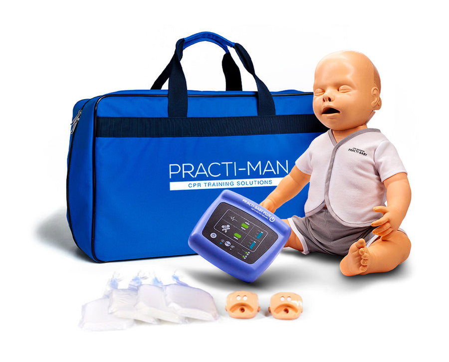 PractiMan Plus CPR / First Aid Trainer Starter Kit | With Electronic F